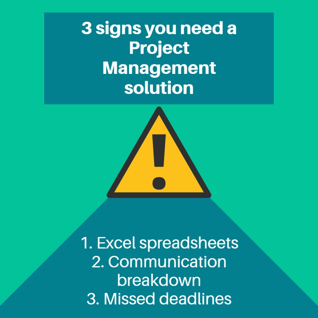 3 warning signs that your business needs a project management solution